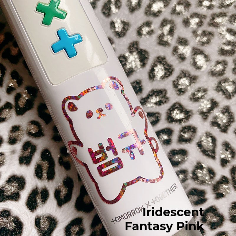 TXT Hangul Member Name + Spirit Animal Laser Light Stick Deco Stickers ...