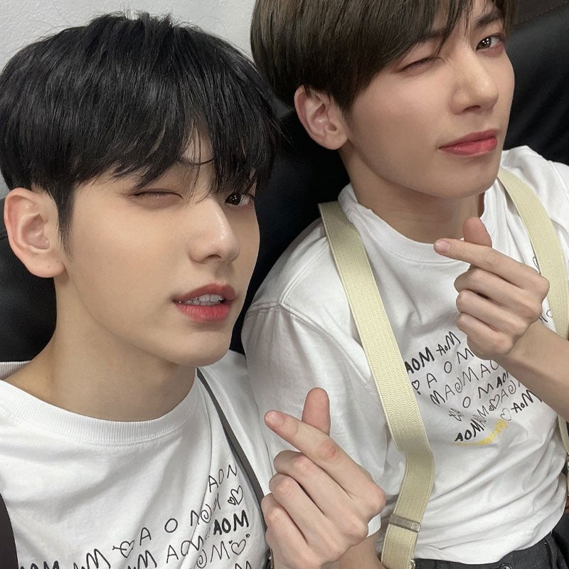 TXT FANLIVE MOA X TOGETHER Doodle T-shirt (Fan-made) – TXT Universe