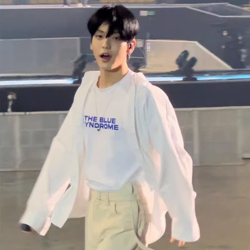 TXT Soobin Style THE BLUE SYNDROME T-shirt (Fan-made) – TXT Universe