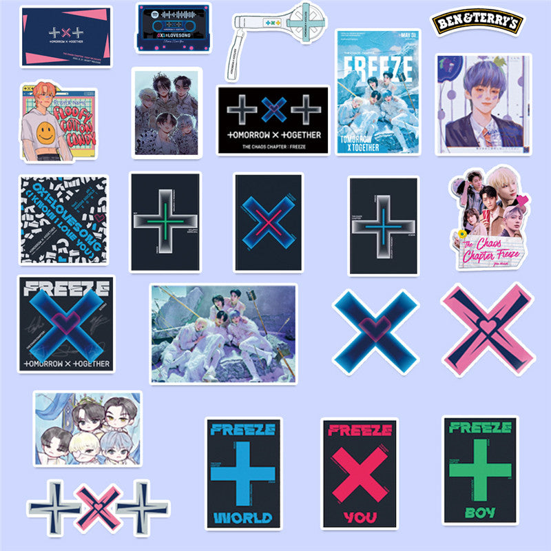 TXT FREEZE 93 pcs Sticker Pack (Fan-made) – TXT Universe