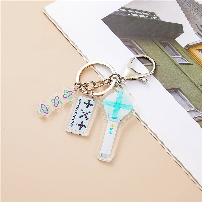 TXT Triple Charm Keychain (Fan-made) – TXT Universe