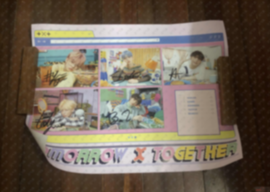 [AUTOGRAPHED] TXT Minisode1: BLUE HOUR Album Posters – TXT Universe