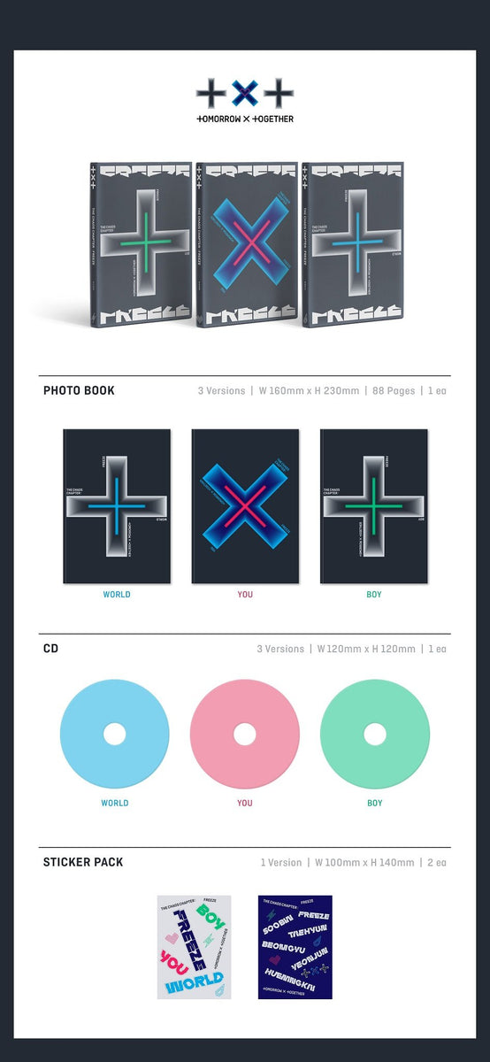 TXT THE CHAOS CHAPTER: FREEZE Album [OFFICIAL] – TXT Universe